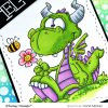 Whimsy Stamps Dorky Dragon - Sandi MacIver - Card making and paper ...