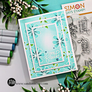 NEW Card Making Video - Triple Time Stamping with Resist Technique ...