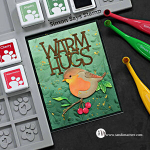 Die Cut Layered Berry Bird Card - Sandi MacIver - Card making and paper ...