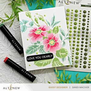 Altenew Watercolor Flowers Stenciled Cards - Sandi MacIver - Card ...