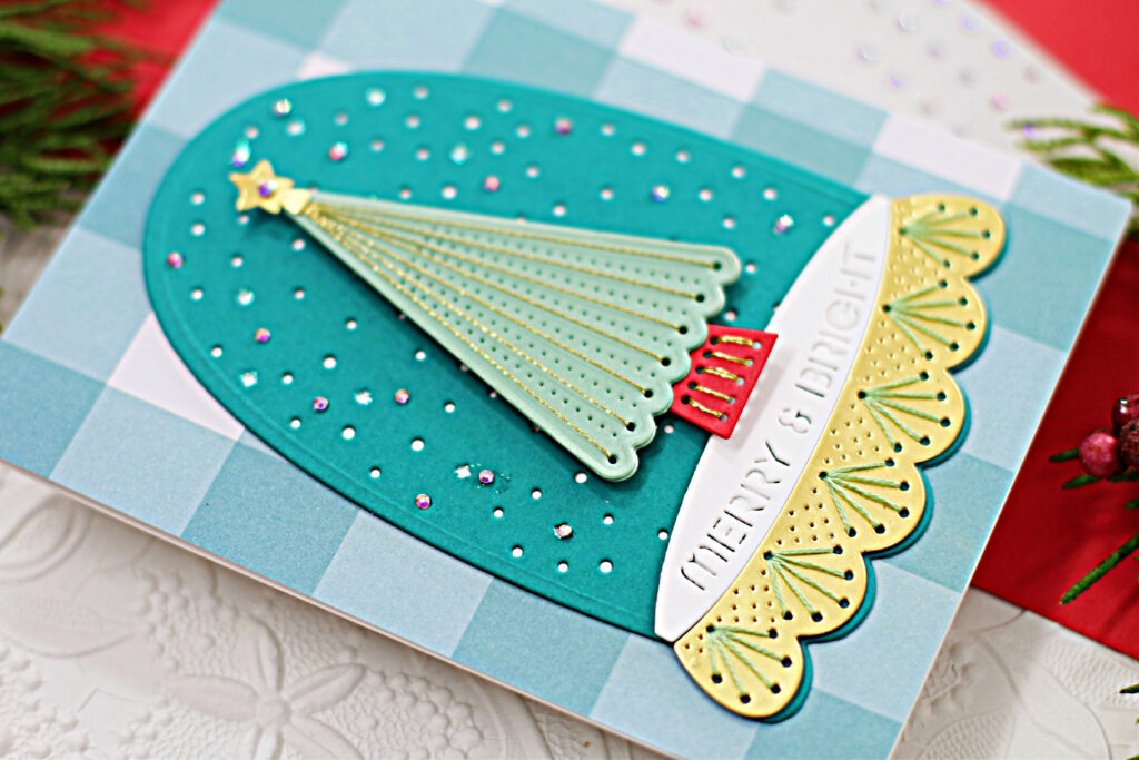 Stitched Christmas Tree Card - Sandi MacIver - Card making and paper ...