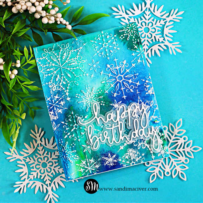 Simon Says Stamp Winter Birthday Card - Sandi MacIver - Card making and ...