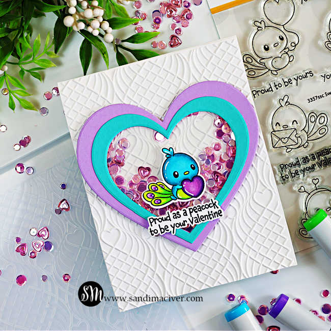 Simon Says Stamp Sweet Peacock Valentine - Sandi MacIver - Card making ...