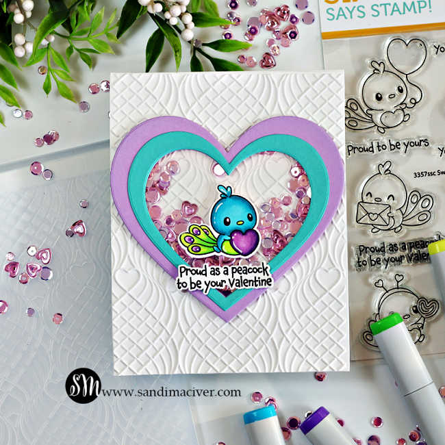 Simon Says Stamp Sweet Peacock Valentine - Sandi MacIver - Card making ...